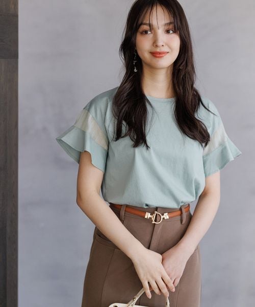 【一部予約/WEB限定/2サイズ】ソデフハクカットソー | [公式]アンデミュウ（Andemiu）通販