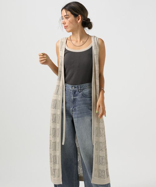 [羽織りにもワンピにも]マルチWAYニットジレ | [公式]ベイフロー（BAYFLOW）通販