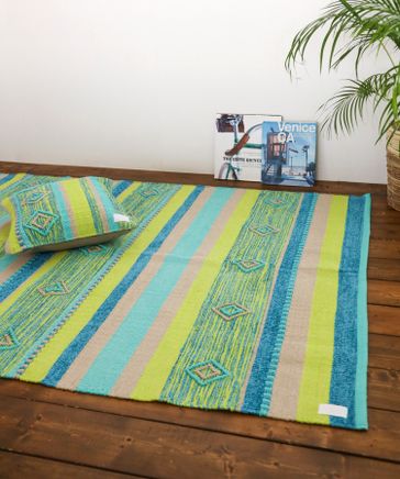 [ホットカーペット可]Vカラーダイヤラグ130×180 | [公式]ベイフロー（BAYFLOW）通販