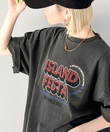 《JAVA ジャバコラボ》大人カジュアルスタイル綿100%フェスロゴピグメントT jv1029046 | [公式]Classical Elf（クラシカルエルフ）通販