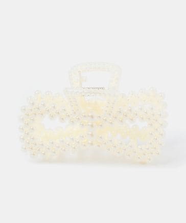 パールリボンヘアクリップ | [公式]フォーエバートゥエンティワン（FOREVER 21）通販