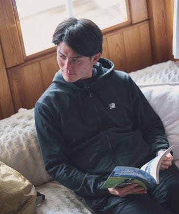 カリマー オクタ スウェットジップフーディ メンズ ブラック 101606