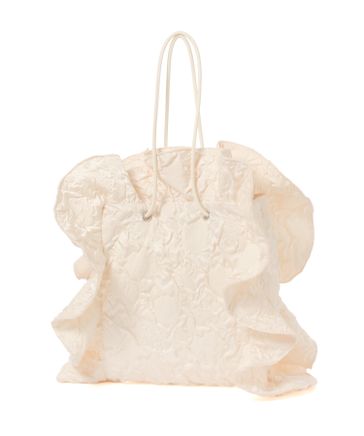 【WEB先行予約】ジャガードラッフルボリュームショルダーバッグ | [公式]ラコレ（LAKOLE）通販