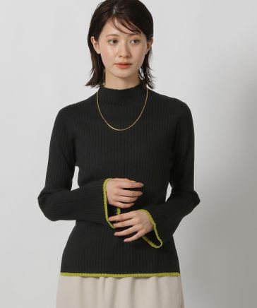 【WEB先行予約】12ゲージリブモックネックプルオーバー | [公式]ラコレ（LAKOLE）通販