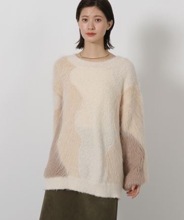 【WEB先行予約】インターシャ配色プルオーバー | [公式]ラコレ（LAKOLE）通販