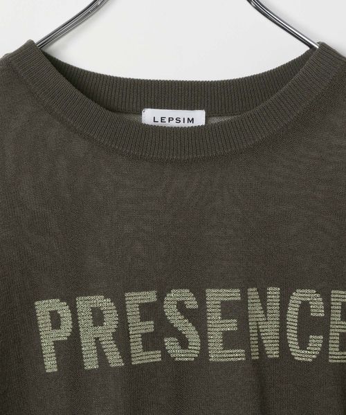 12ゲージシアーロゴ5分袖プルオーバー | [公式]レプシィム （LEPSIM）通販