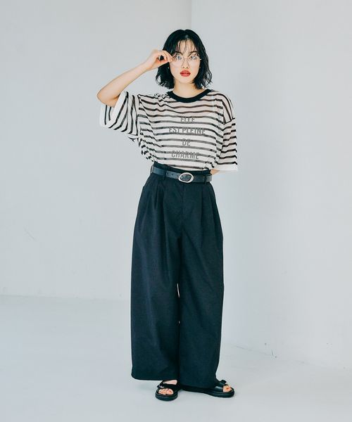 12ゲージシアーロゴ5分袖プルオーバー | [公式]レプシィム （LEPSIM）通販