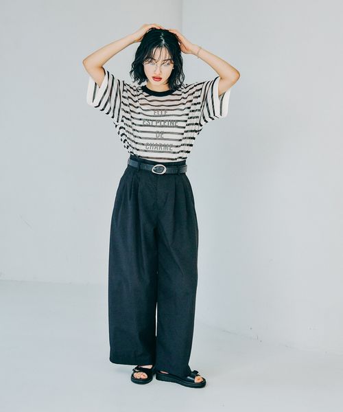 12ゲージシアーロゴ5分袖プルオーバー | [公式]レプシィム （LEPSIM）通販