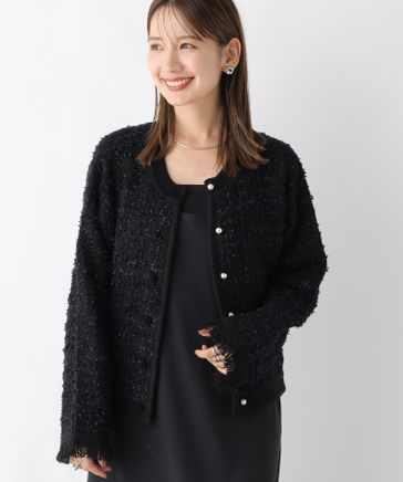 5ゲージツイードパールカーディガン | [公式]レプシィム （LEPSIM）通販