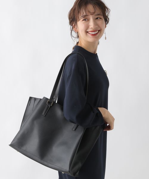 【WEB先行予約】フェイクレザータックA4バッグ | [公式]レプシィム （LEPSIM）通販