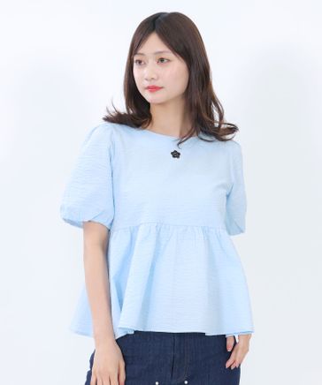 マリークワント（MARY QUANT）/ダブルリボンペプラム ブラウス ダブルリボンペプラム ブラウス | MARY QUANT（マリークワント）通販