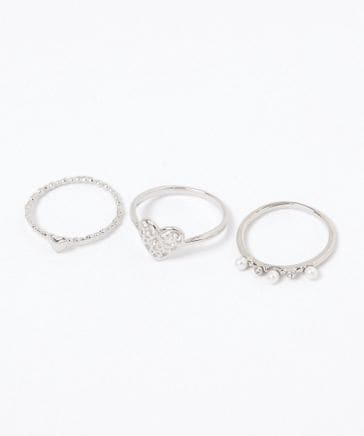 ハート3SETリング[tiny tiny(ティニーティニー)] | [公式]ニコアンド（niko and ...）通販