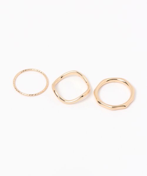 3SETメタルリング1[tiny tiny(ティニーティニー)] | [公式]ニコアンド（niko and ...）通販