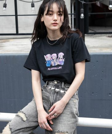【WOMENS】＜火曜び/TUESDAY＞コラボプリントTシャツ | [公式]レイジブルー（RAGEBLUE）通販