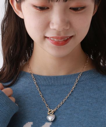 パールハートネックレス | [公式]レピピアルマリオ（repipi armario）通販