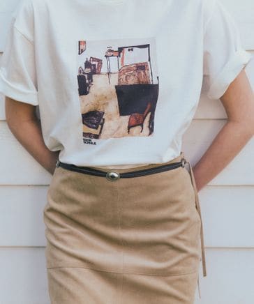 【Egon Schiele for SALON】アートプリントTシャツ | [公式]SALON adam et rope’（サロンアダムエロペ）通販